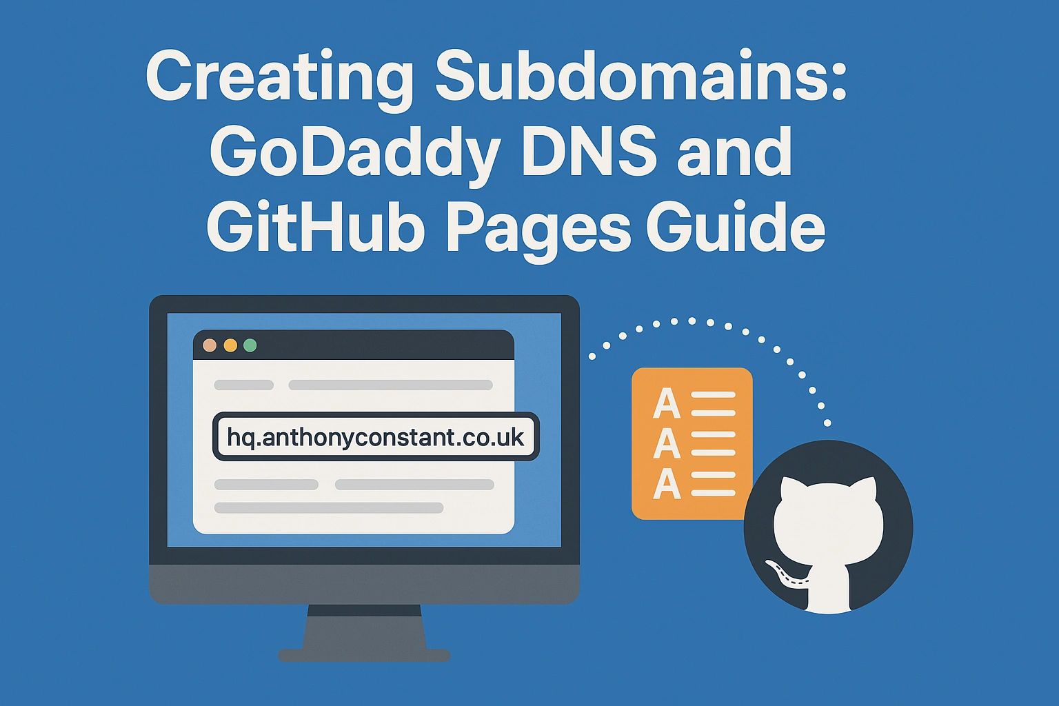 Creating Subdomains: GoDaddy DNS and GitHub Pages Guide